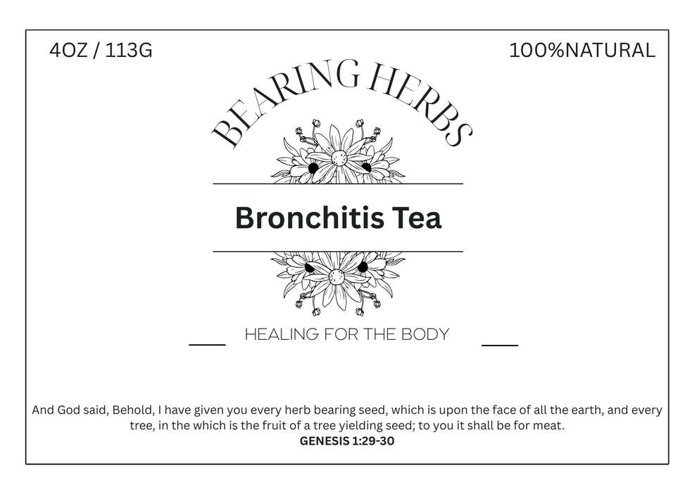 Bronchitis Tea – Bearing Herbs